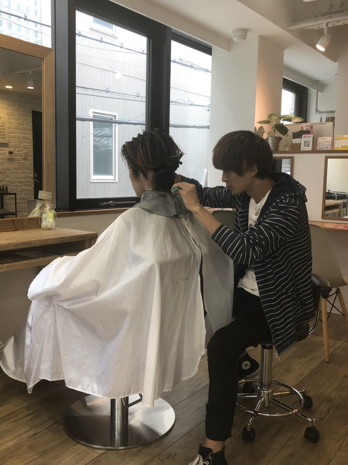 姉弟でご来店♪ファミリーで来られるお客様も多いkiki-kobeです^-^ | 【神戸三宮】お肌と髪に優しい美容室 kiki-kobe