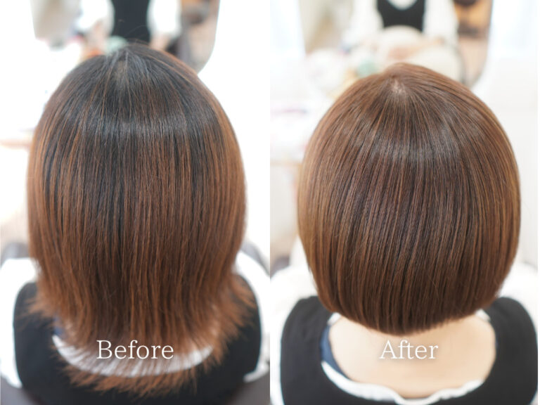 Before After (7) | 【神戸三宮】お肌と髪に優しい美容室 kiki-kobe