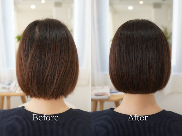 Before After | 【神戸三宮】お肌と髪に優しい美容室 kiki-kobe